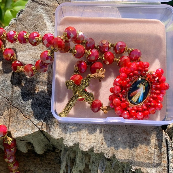 Divine Mercy Rosary - Etsy