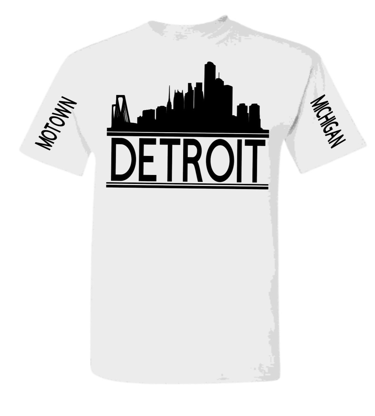 DETROIT SKYLINE T-shirt à manches courtes - Etsy France