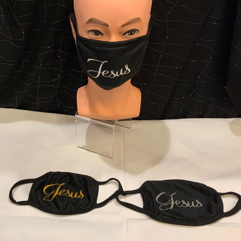 Jesus Face Mask - Etsy