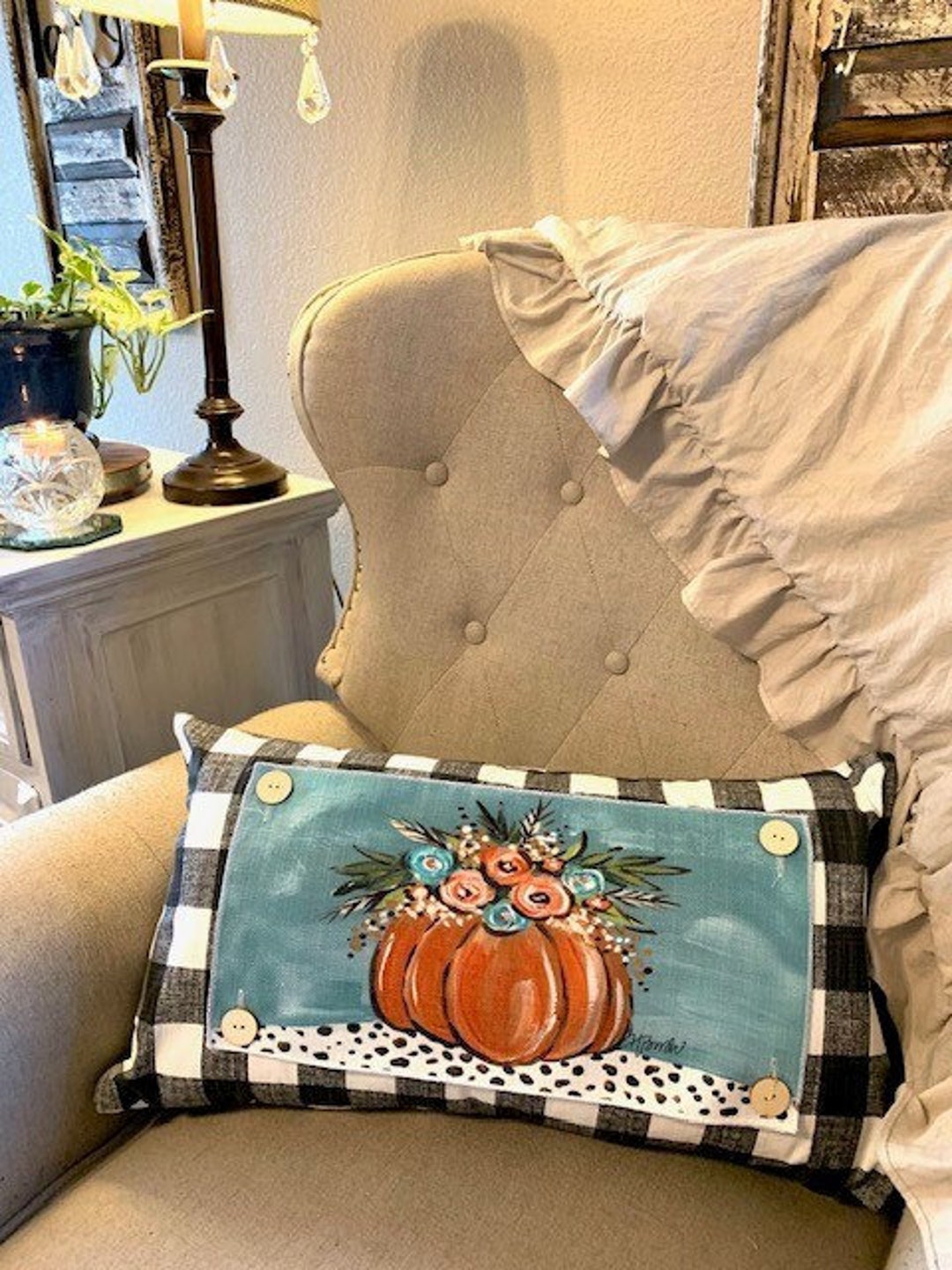 LARGE LUMBAR Fall Autumn Pillow Swaps - Etsy
