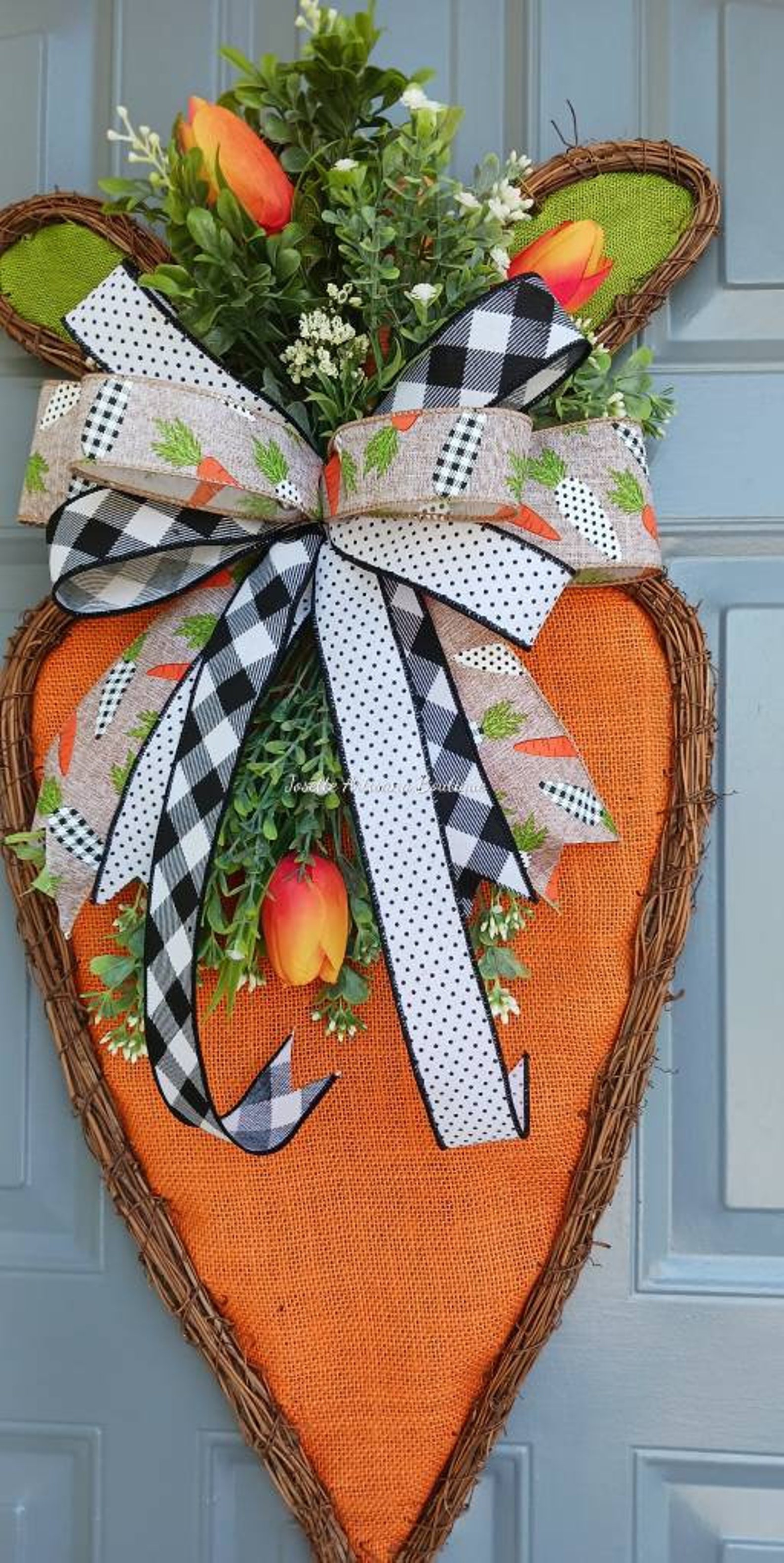 Spring Wreath for Front Door Spring Door Hanger Wreaths - Etsy
