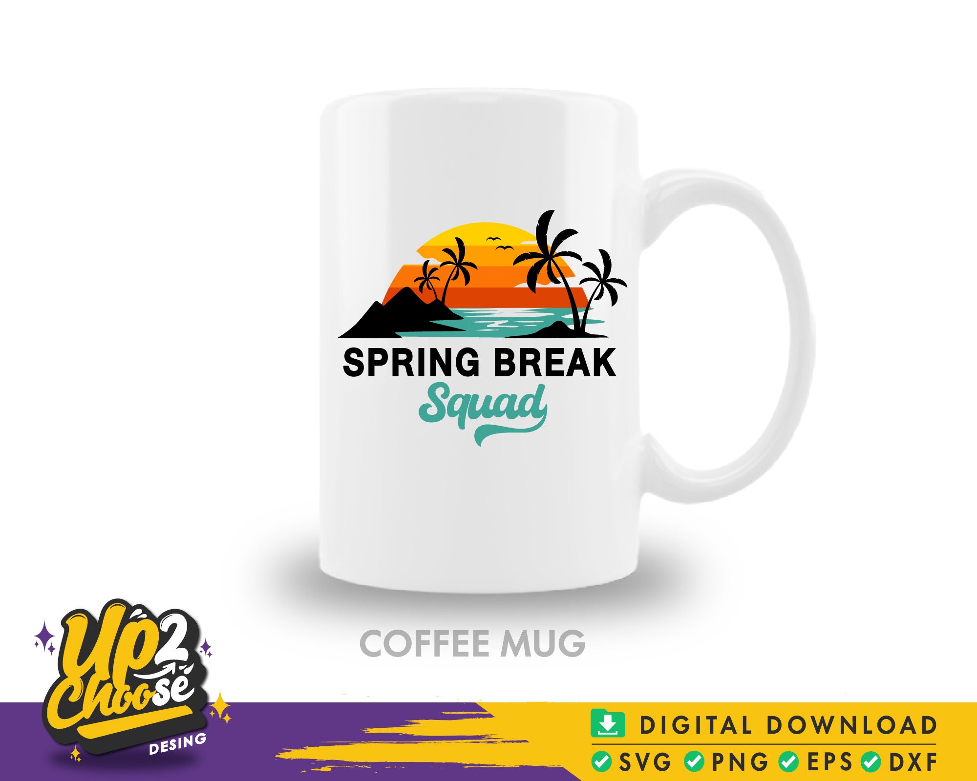 Spring Break Svg, Spring Break Squad Svg, Spring Svg, Friends Trip Svg ...