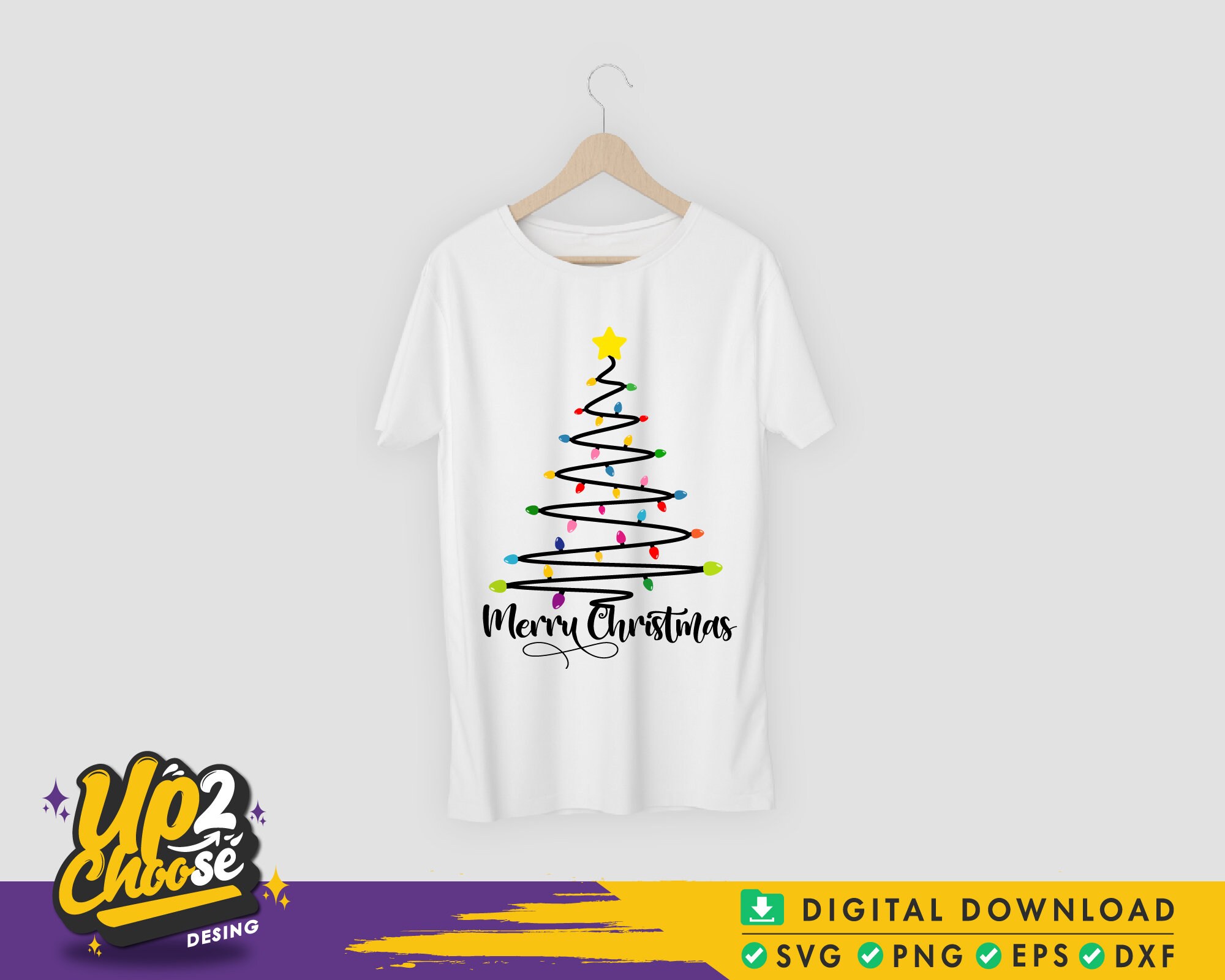 Christmas Tree SVG, Christmas Light SVG, Merry Christmas SVG, Christmas ...