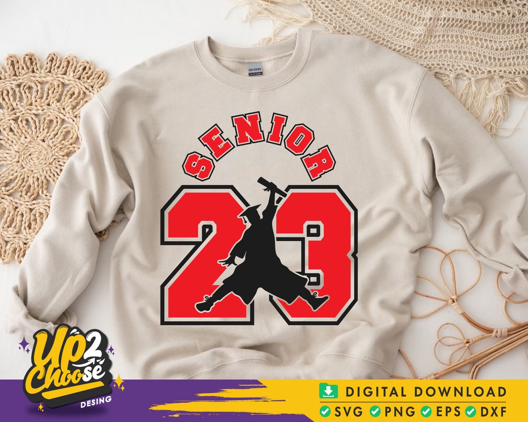 Air Senior SVG, Air Senior 2023 PNG, AIR Grad Air Senior 23, Jumpman ...