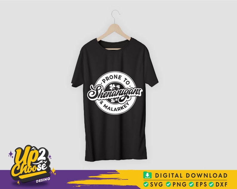 Prone to Shenanigans and Malarkey Svg St Patricks Day Svg - Etsy
