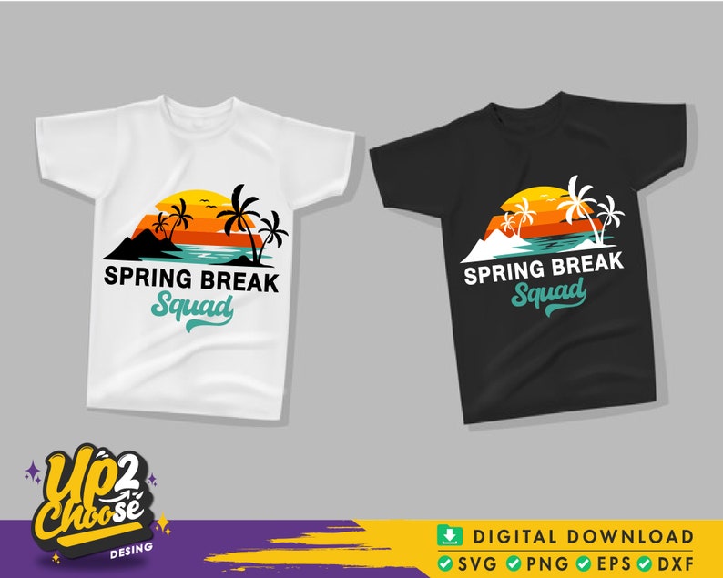 Spring Break Svg, Spring Break Squad Svg, Spring Svg, Friends Trip Svg ...