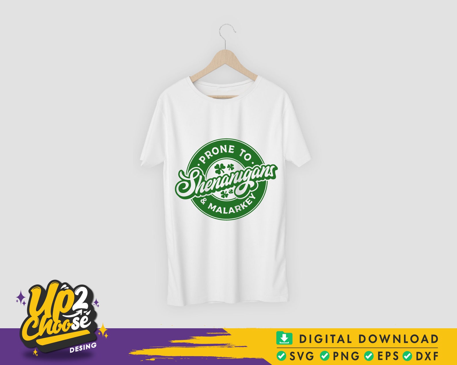 Prone to Shenanigans and Malarkey Svg, St Patricks Day Svg, Shamrock ...