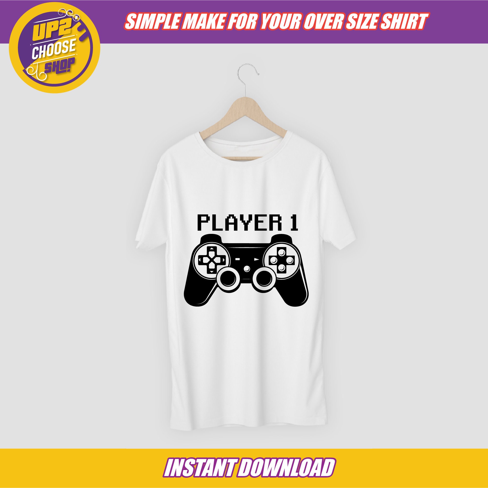 Player 1 Svg, Player 2 Svg, Game Controller Svg, First Time Dad Svg ...
