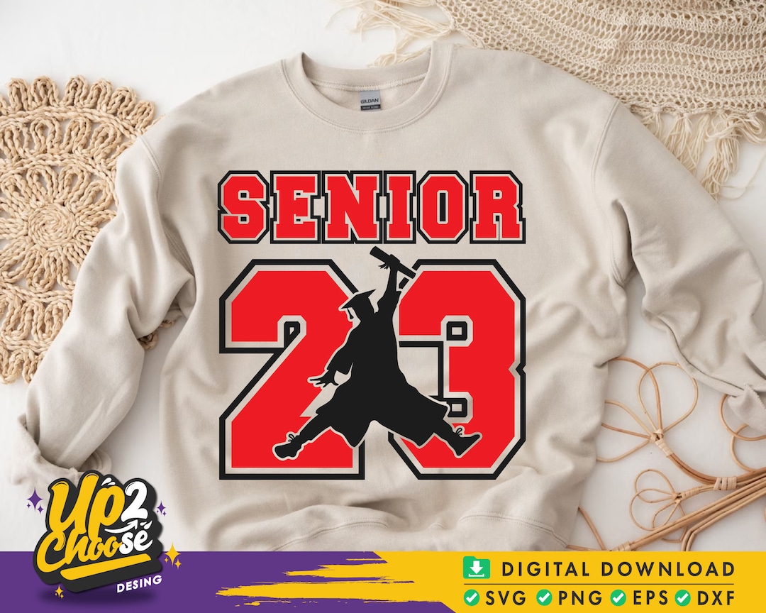 Air Senior SVG, Air Senior 2023 PNG, AIR Grad Air Senior 23, Jumpman ...