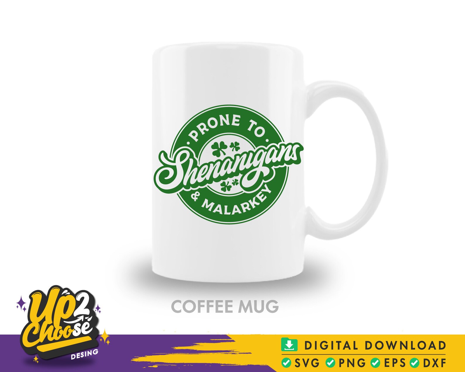 Prone to Shenanigans and Malarkey Svg, St Patricks Day Svg, Shamrock ...