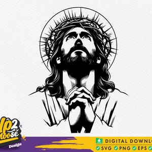 Jesus Christian Svg, Blessed Svg, Faith Svg, Christian Svg, Religious ...