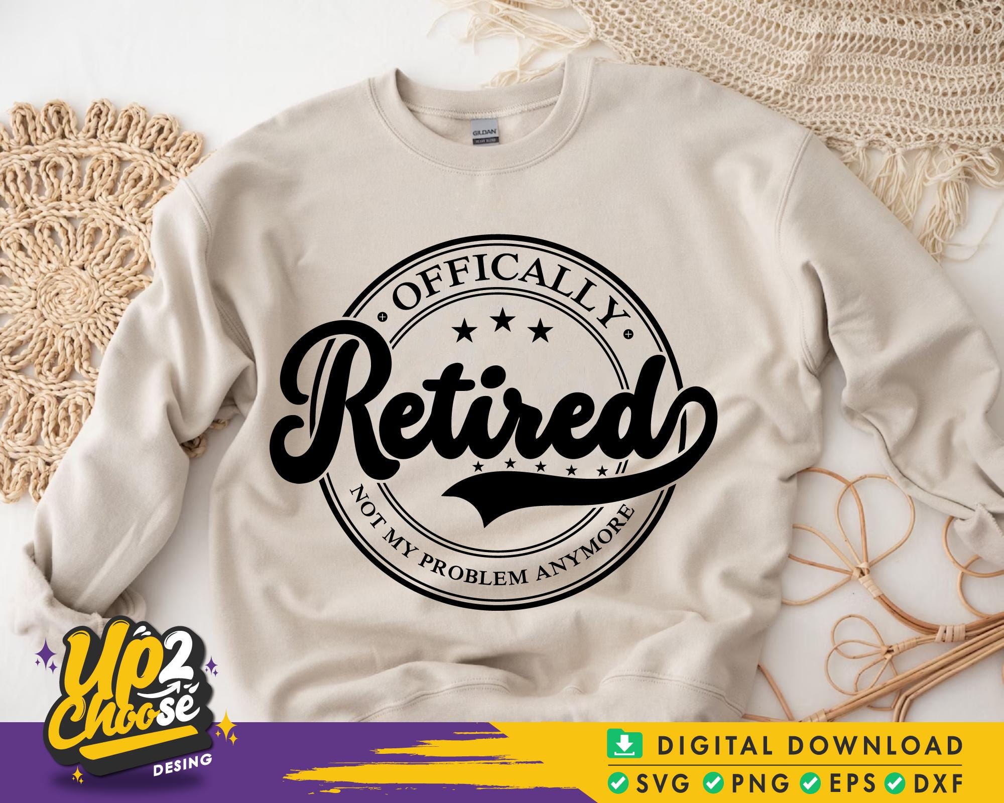 Officially Retired Svg, Retirement Svg, 2025 Svg, Cricut Svg, Engraving ...