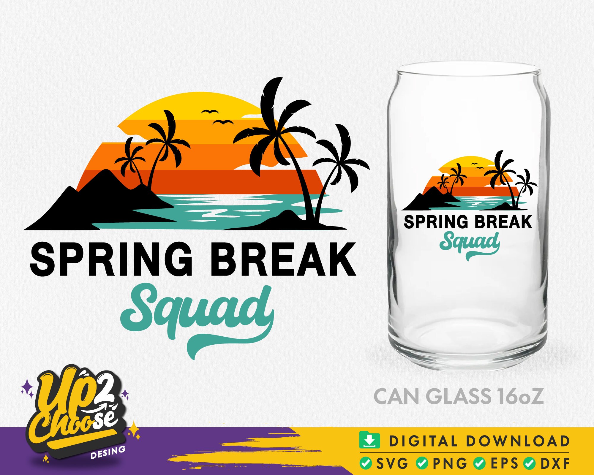 Spring Break Svg, Spring Break Squad Svg, Spring Svg, Friends Trip Svg ...
