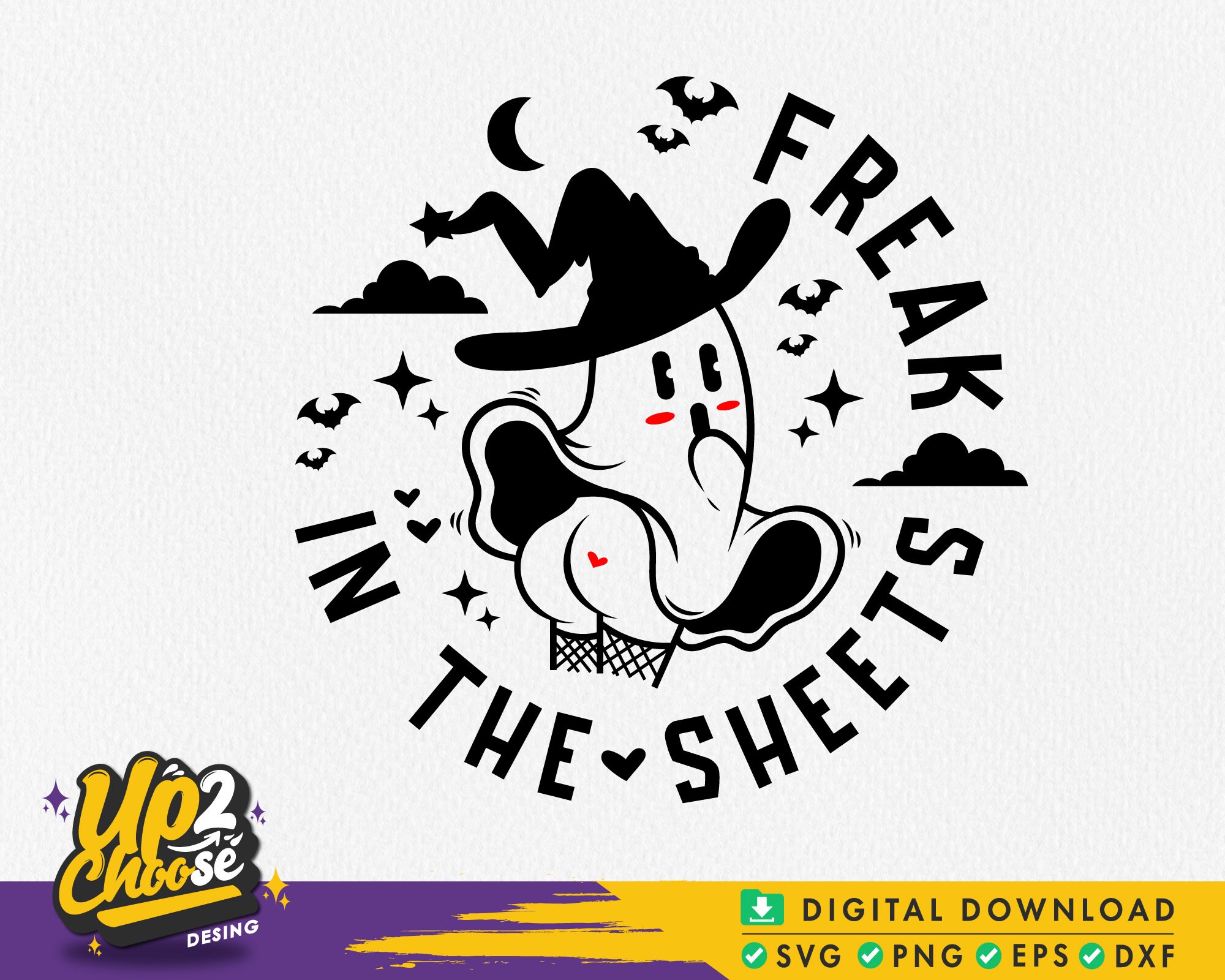 Freak in the Sheets Svg Png, Halloween SVG Png, Halloween Vibes Cut ...