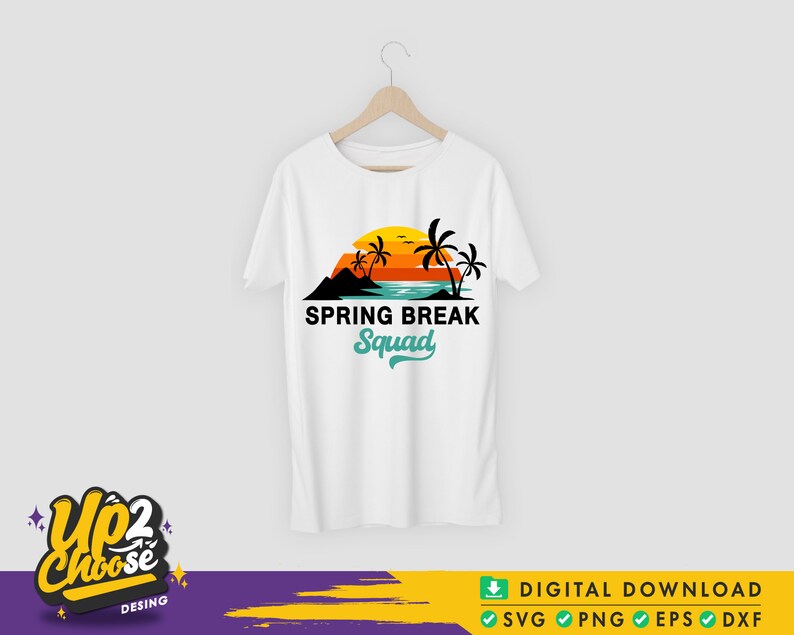 Spring Break Svg, Spring Break Squad Svg, Spring Svg, Friends Trip Svg ...