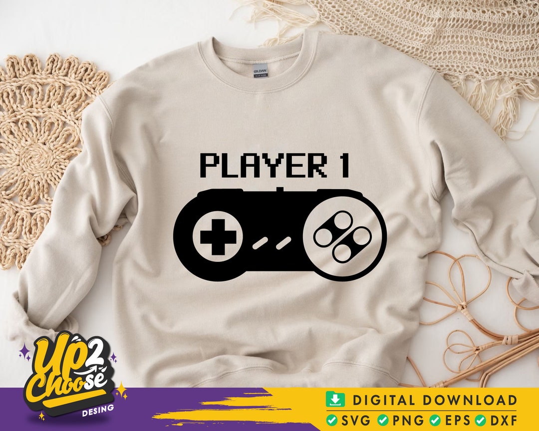 Player 1 Svg, Player 2 Svg Png,5 Game Controller Svg, First Time Dad ...