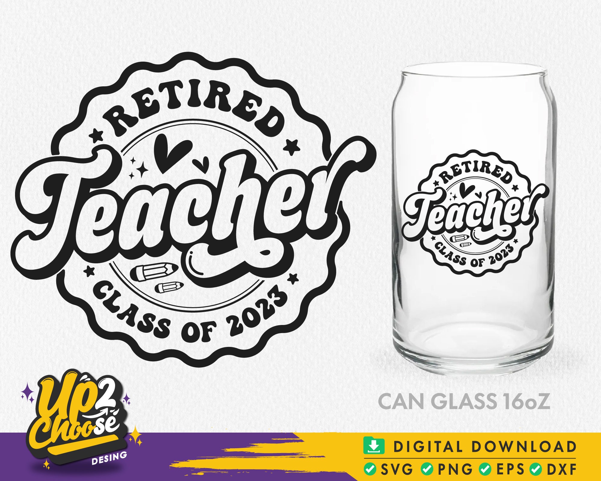 Retired Teacher Svg, Class of 2023, Retirement Svg, Teacher Retirement ...