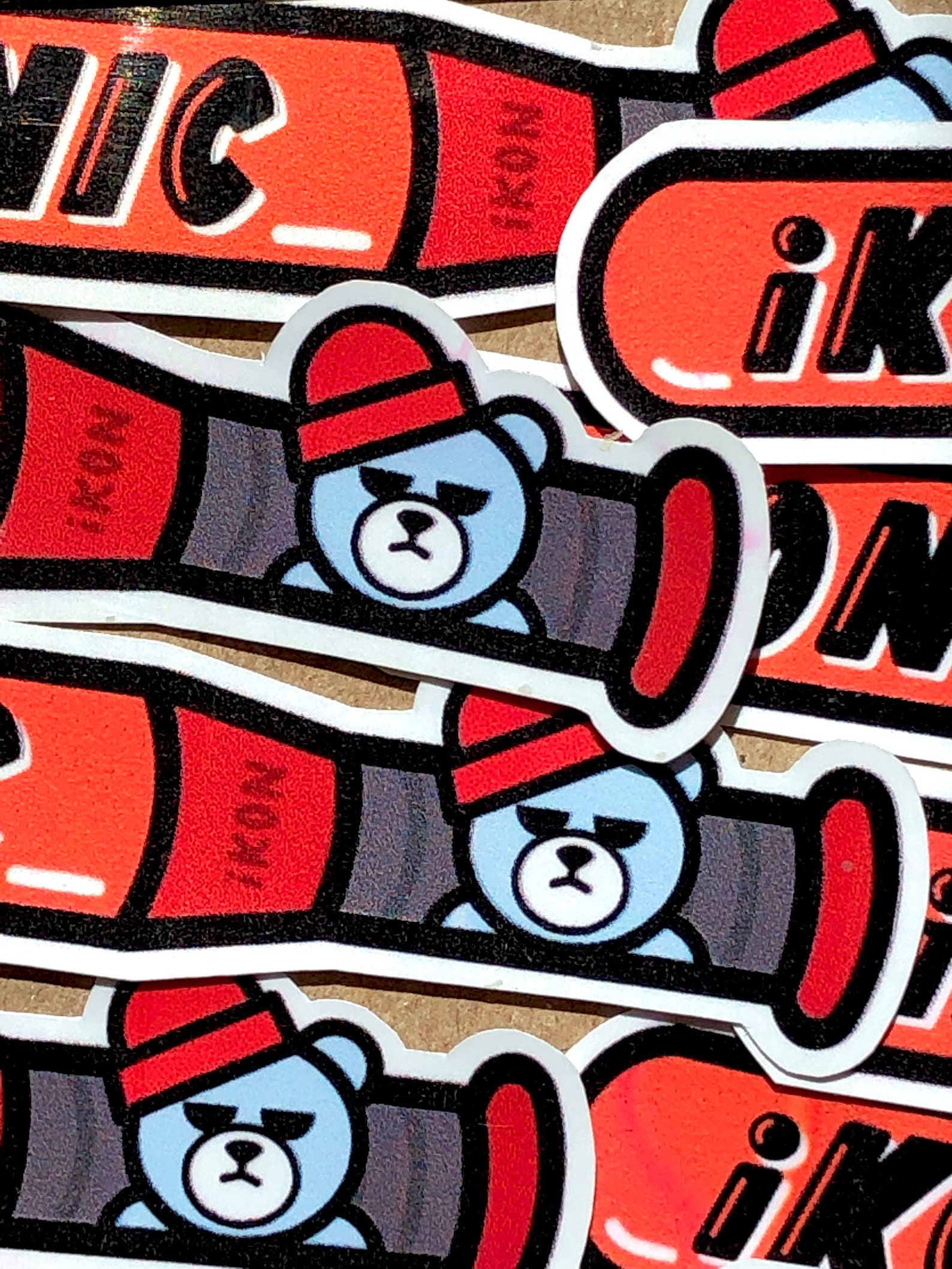 Ikon Konbat Lightstick Weatherproof Glossy Sticker - Etsy