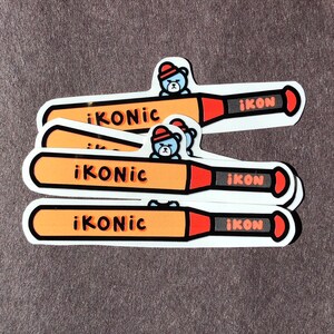 IKON KONBAT Lightstick Weatherproof Glossy Sticker | Etsy