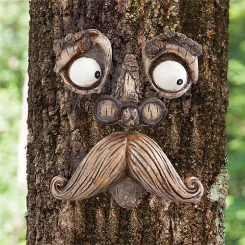 Old Man Tree Hugger Garden Peeker Yard Art Outdoor Sculpture - Etsy