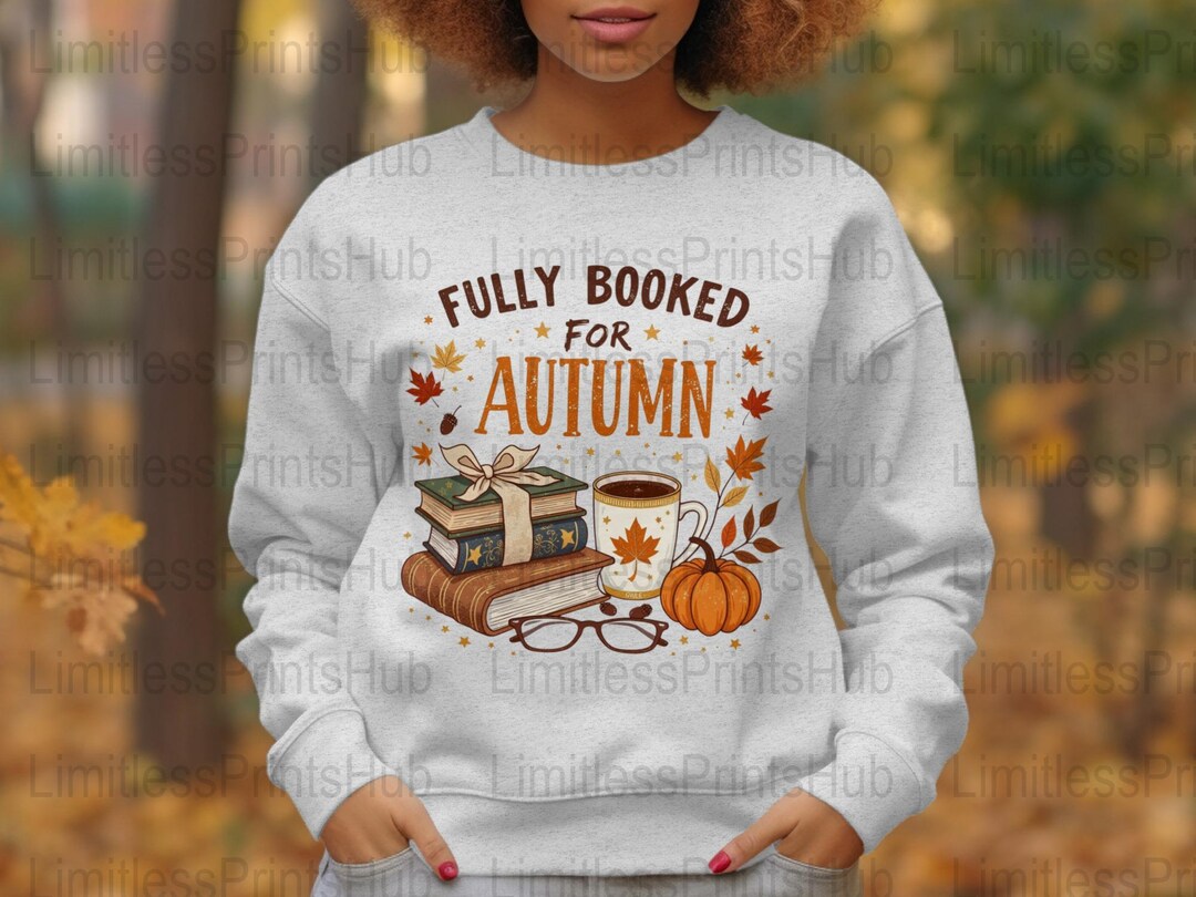 Fully Booked for Autumn PNG, Fall Clipart, Coffee Png, Pumpkin Png ...