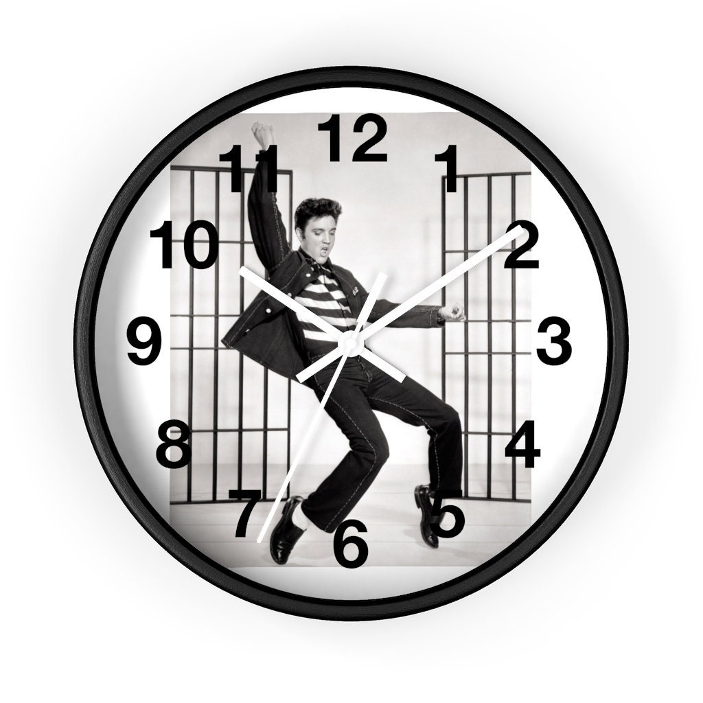 Elvis the Pelvis Wall clock Wall Décor Home & Living etna.com.pe