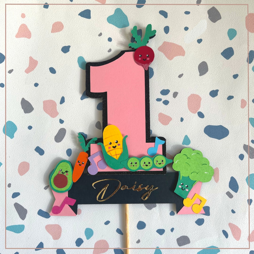 Fruta danzante, Topper de pastel 3d, Bebé sensorial, Cumpleaños de Hey ...