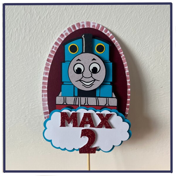 Thomas the Tank Cake Topper - Etsy UK