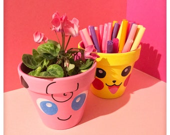 Pikachu Flower Pot - Etsy