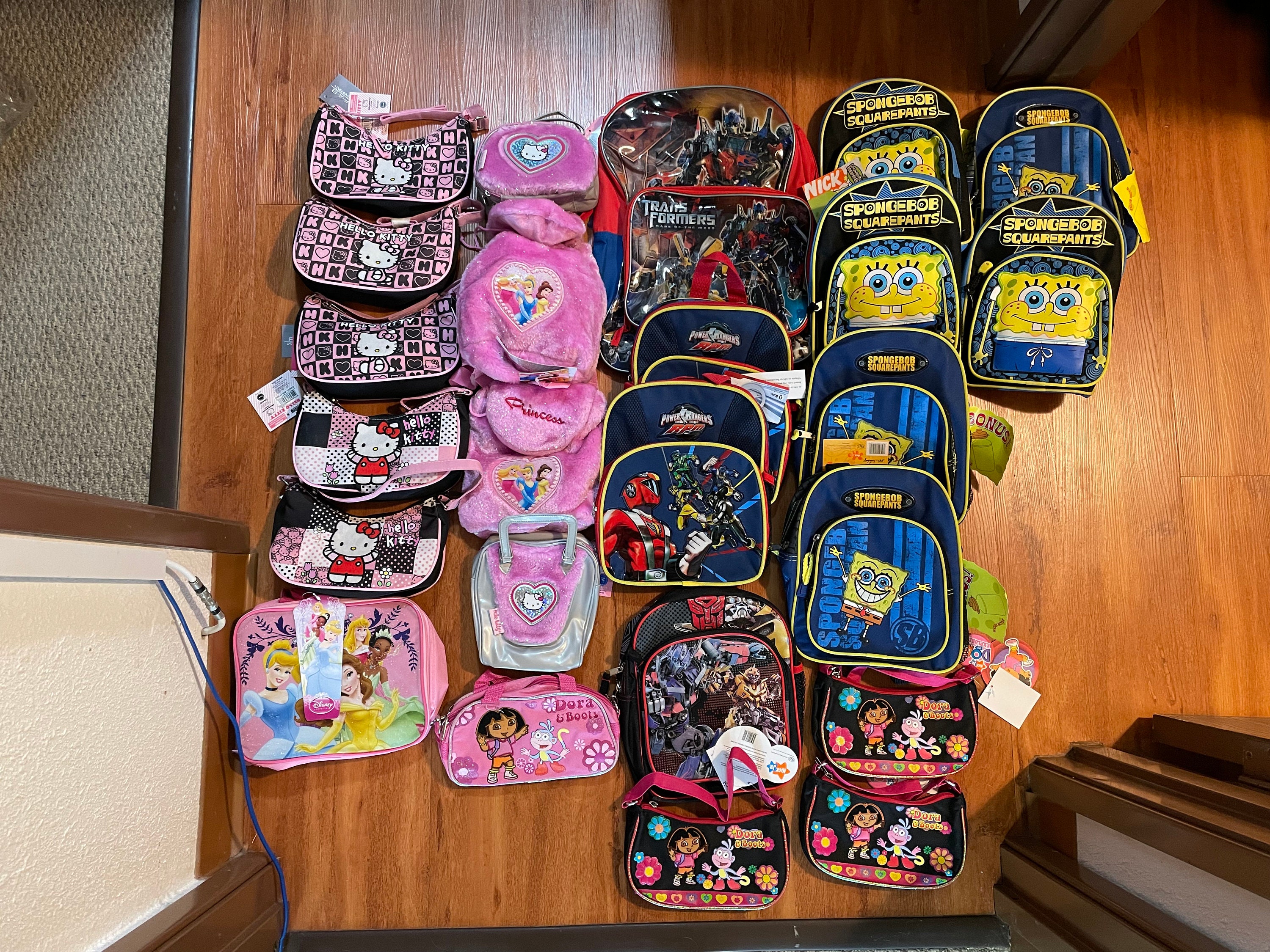 Pink Spongebob Backpack