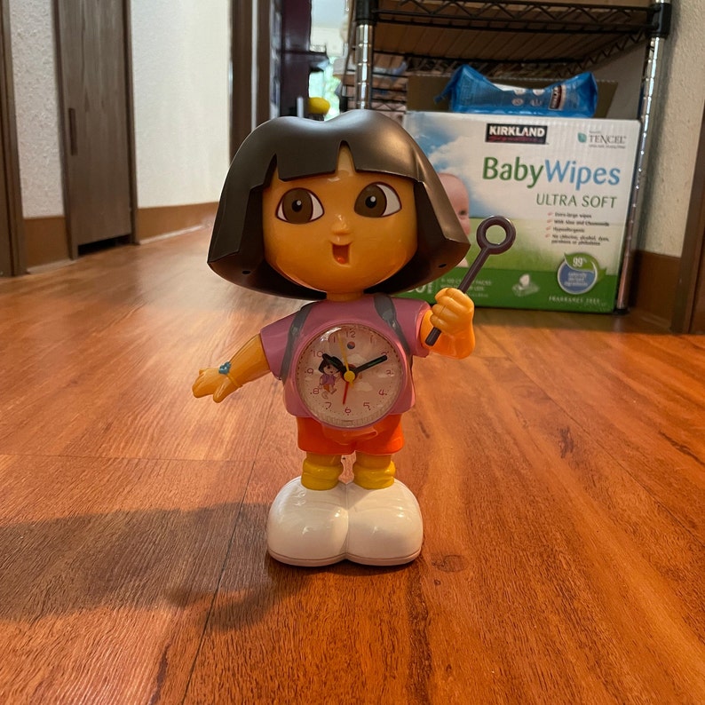 Vintage Dora the Explorer Alarm Clock, Dora the Explorer, Alarm Clock ...