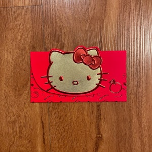 Hello Kitty Red Envelope horizontal, Red Envelopes, Hello Kitty, Lunar ...