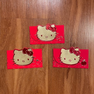 Hello Kitty Red Envelope horizontal, Red Envelopes, Hello Kitty, Lunar ...