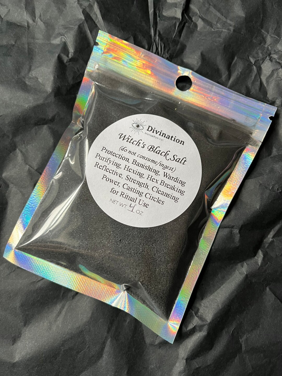 Black Ritual Salt | Witch's Salt | Black Protection Salt | Black Salt ...