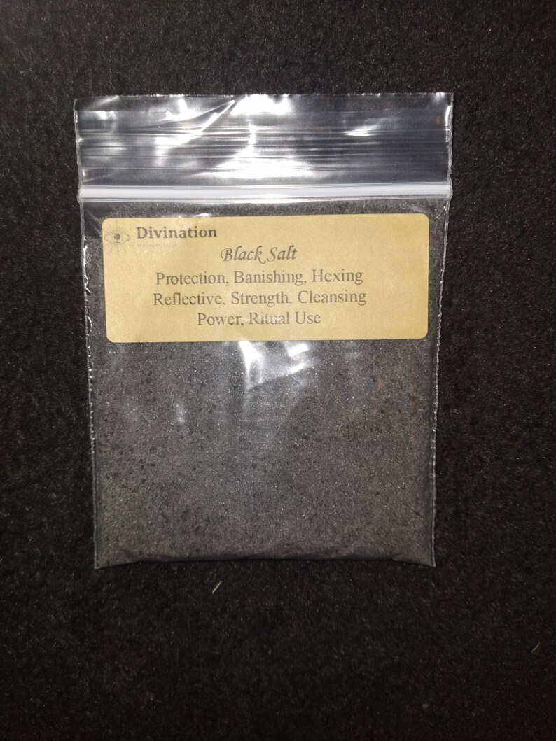 Black Ritual Salt Witch's Salt Black Protection Salt | Etsy
