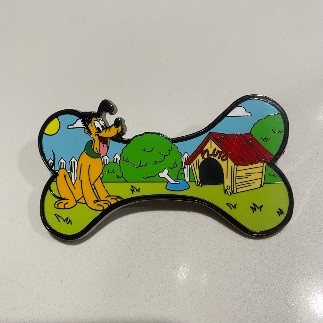 Pluto Dog Bone Fantasy Pin - Etsy