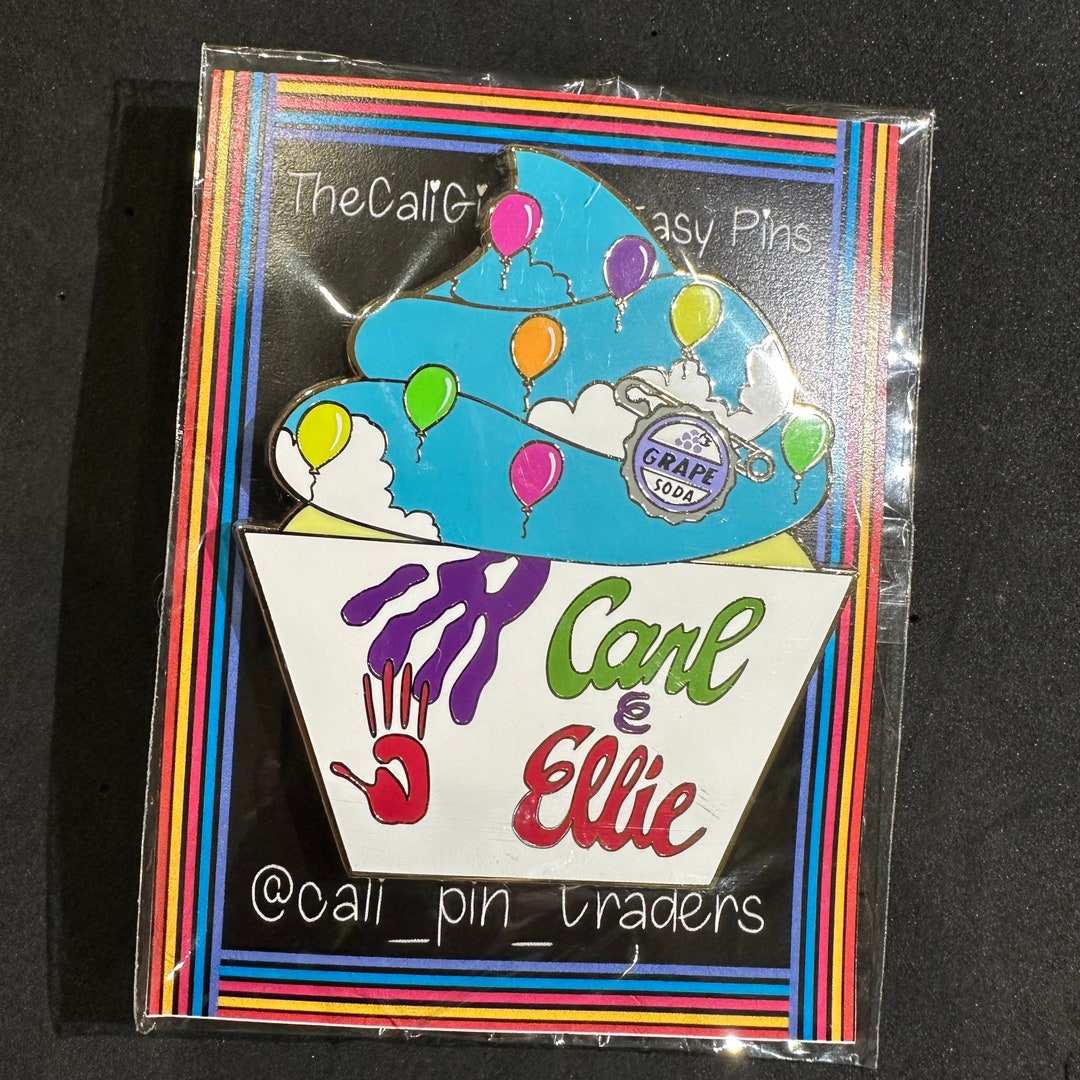 Carl and Ellie UP Cupcake Pin - Etsy