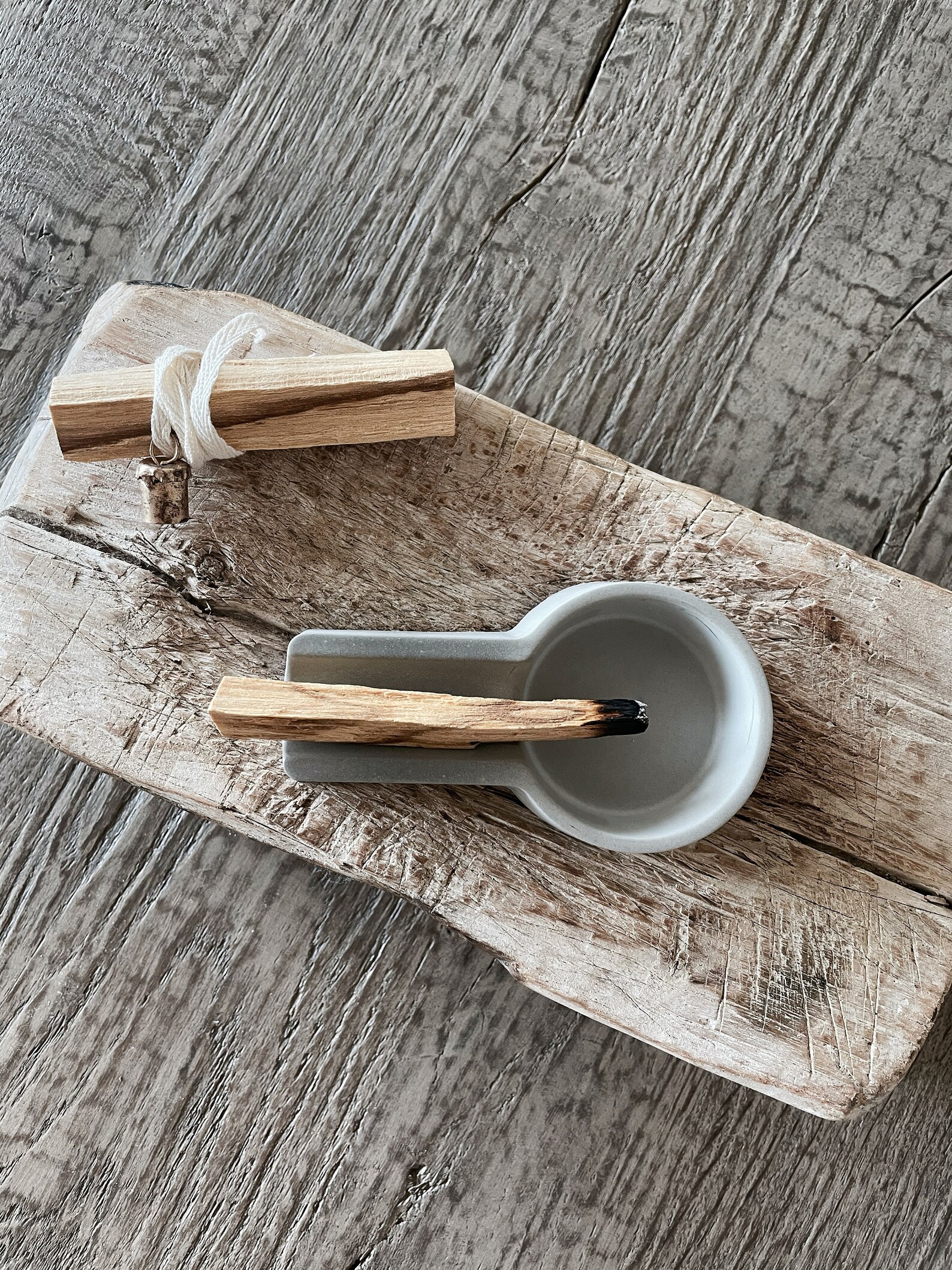 Palo Santo Holder, Cement Dish, Minimalist Home Decor, Concrete Sage ...