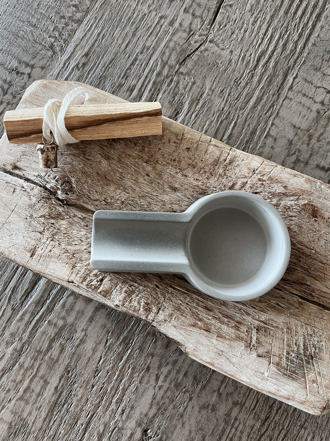 Palo Santo Holder, Cement Dish, Minimalist Home Decor, Concrete Sage ...