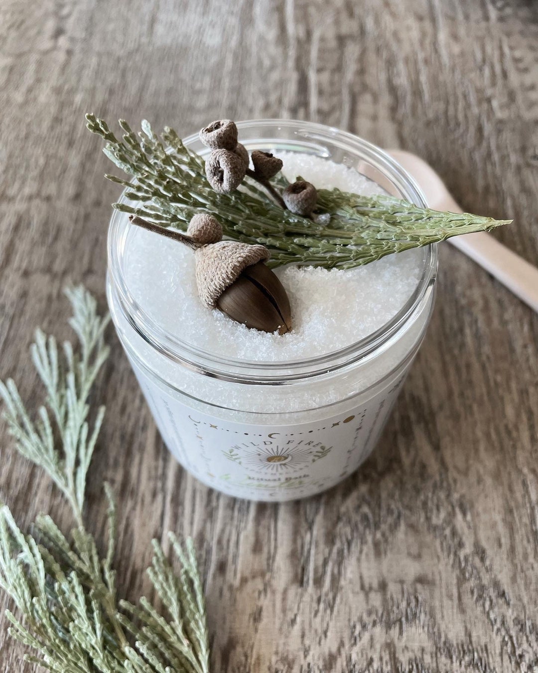 WINTER Milk Bath Bath Salt Soak Yule Christmas Argan Oil, Oat Milk ...
