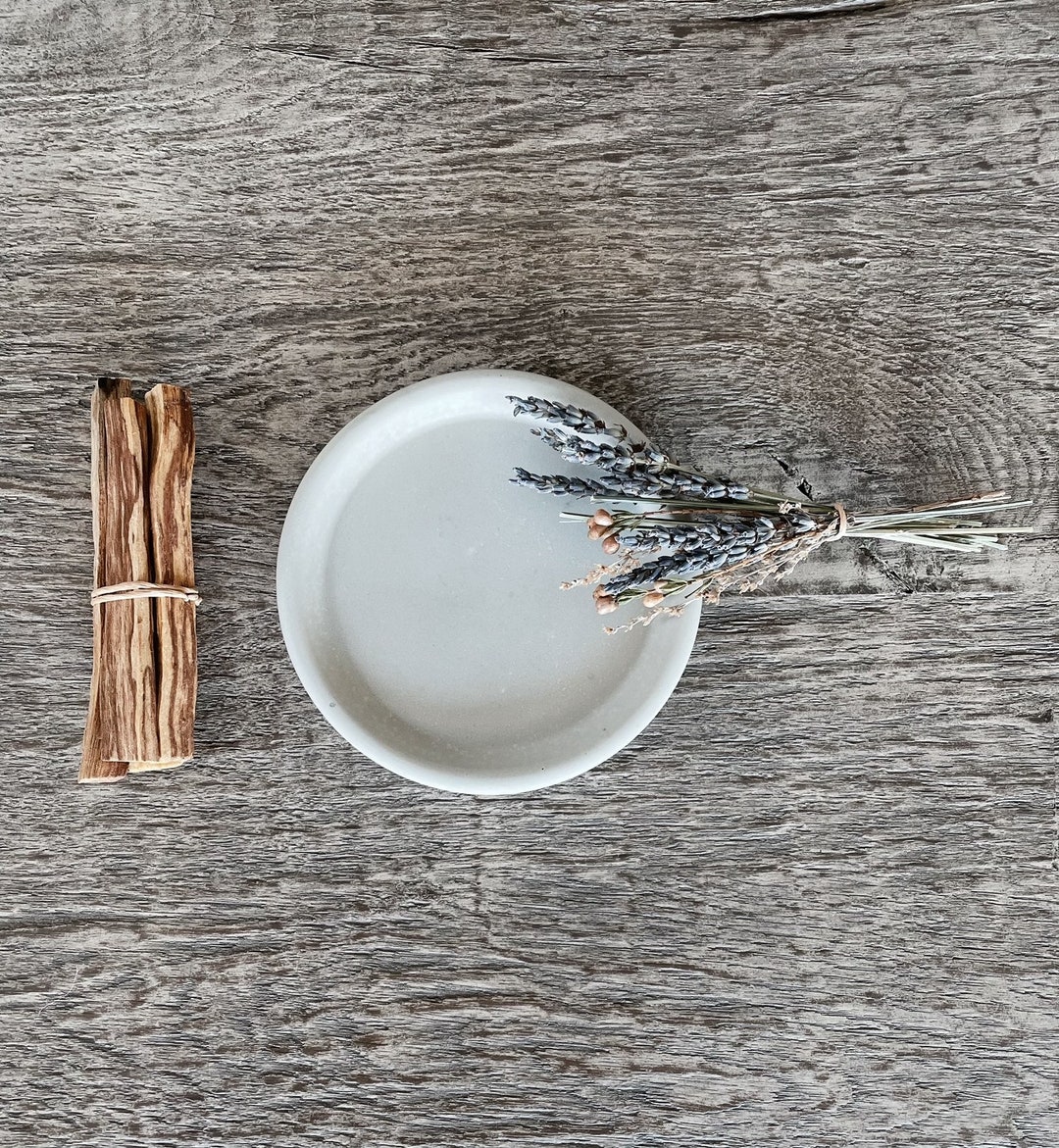 Concrete Smudge Dish for Palo Santo, Sage Stick, Incense - Etsy