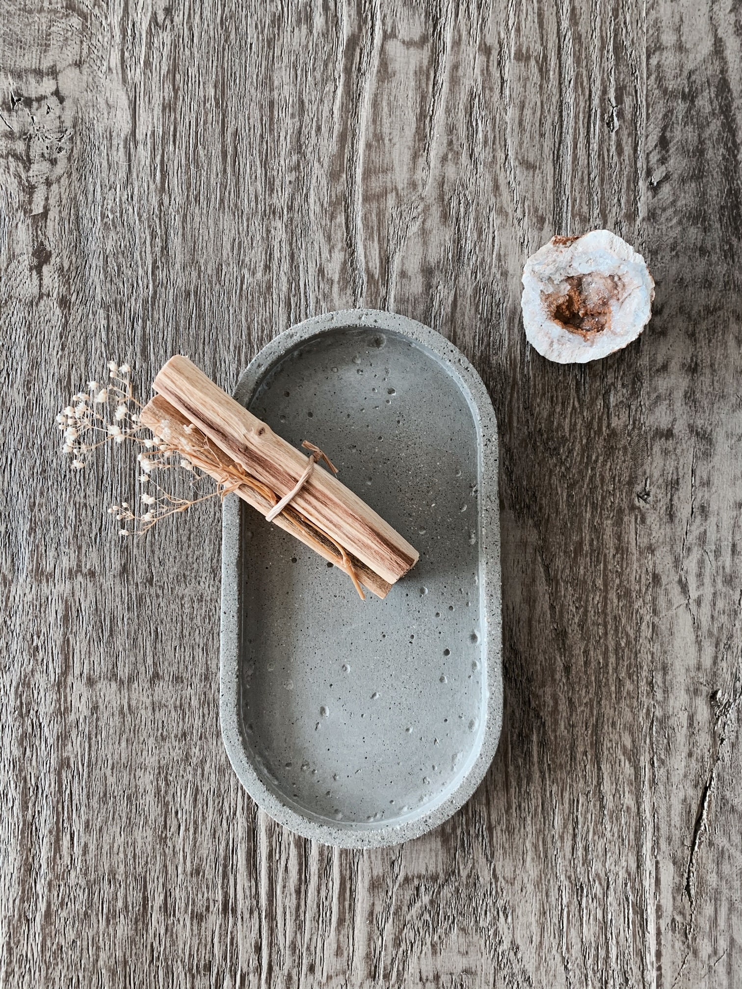 Concrete Smudge Dish for Palo Santo Sage Stick Incense - Etsy Canada
