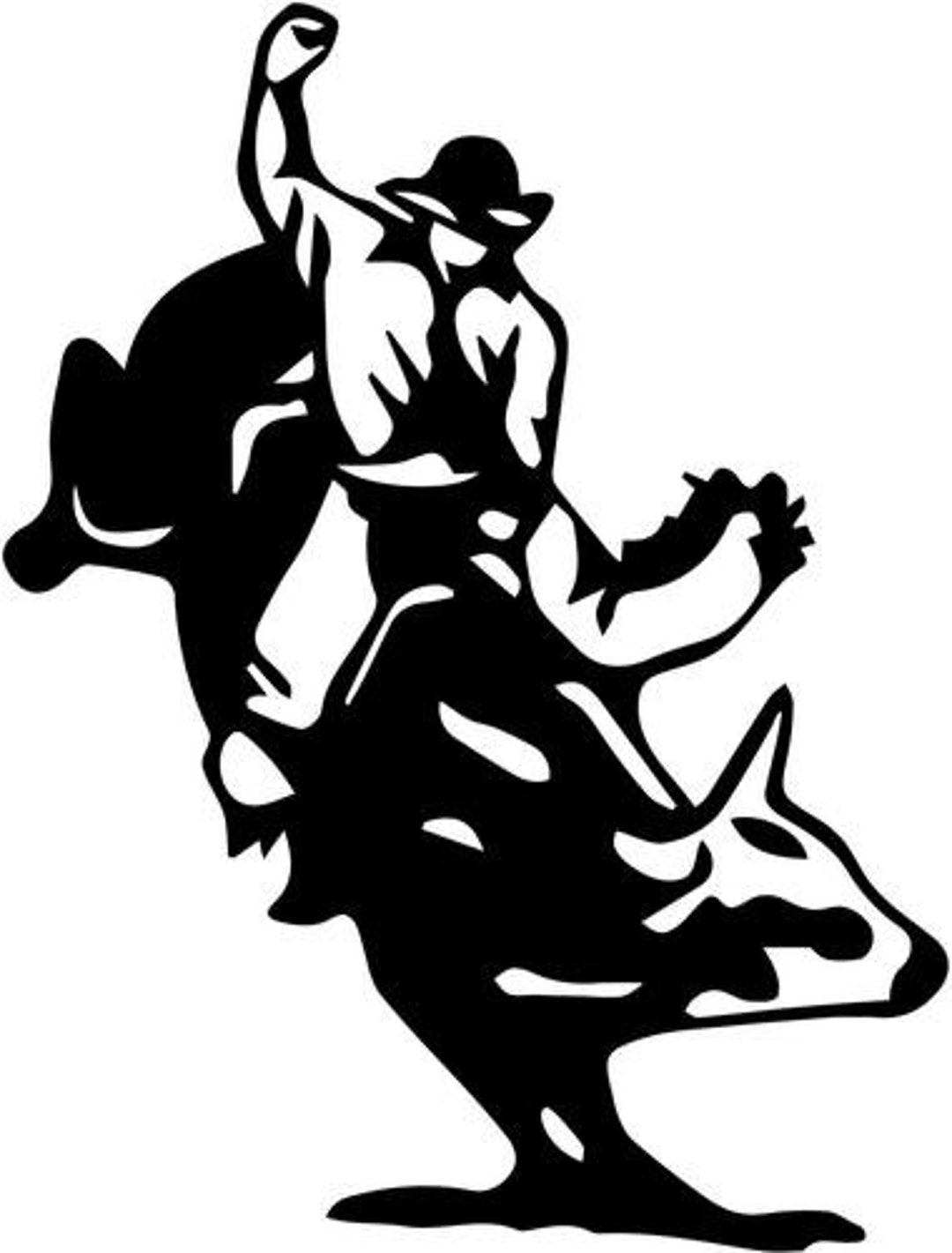 Bullrider Rodeo Decal Sticker Car Truck Motorcycle Window iPad Laptop ...