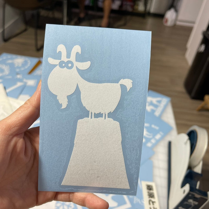 Goat Usa Sticker - Etsy