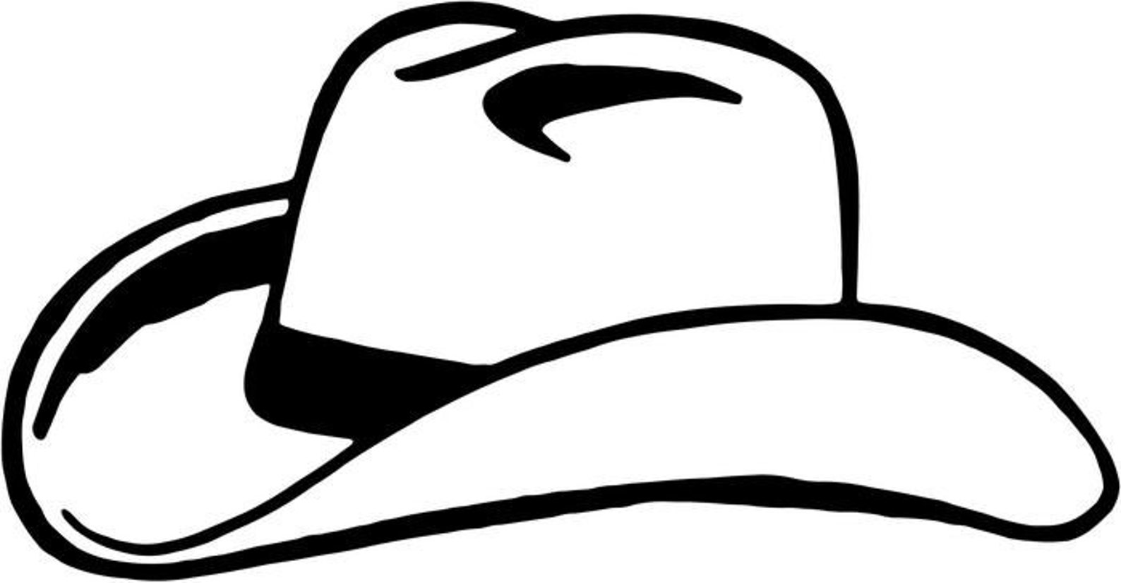 Other_cowboy_hat - Die Cut Vinyl Decal Sticker for Go Kart Car Truck ...