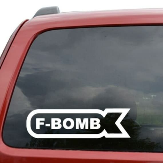 F Bomb JDM Vinyl Decal Sticker Car Truck Vehicle Bumper Window - Etsy