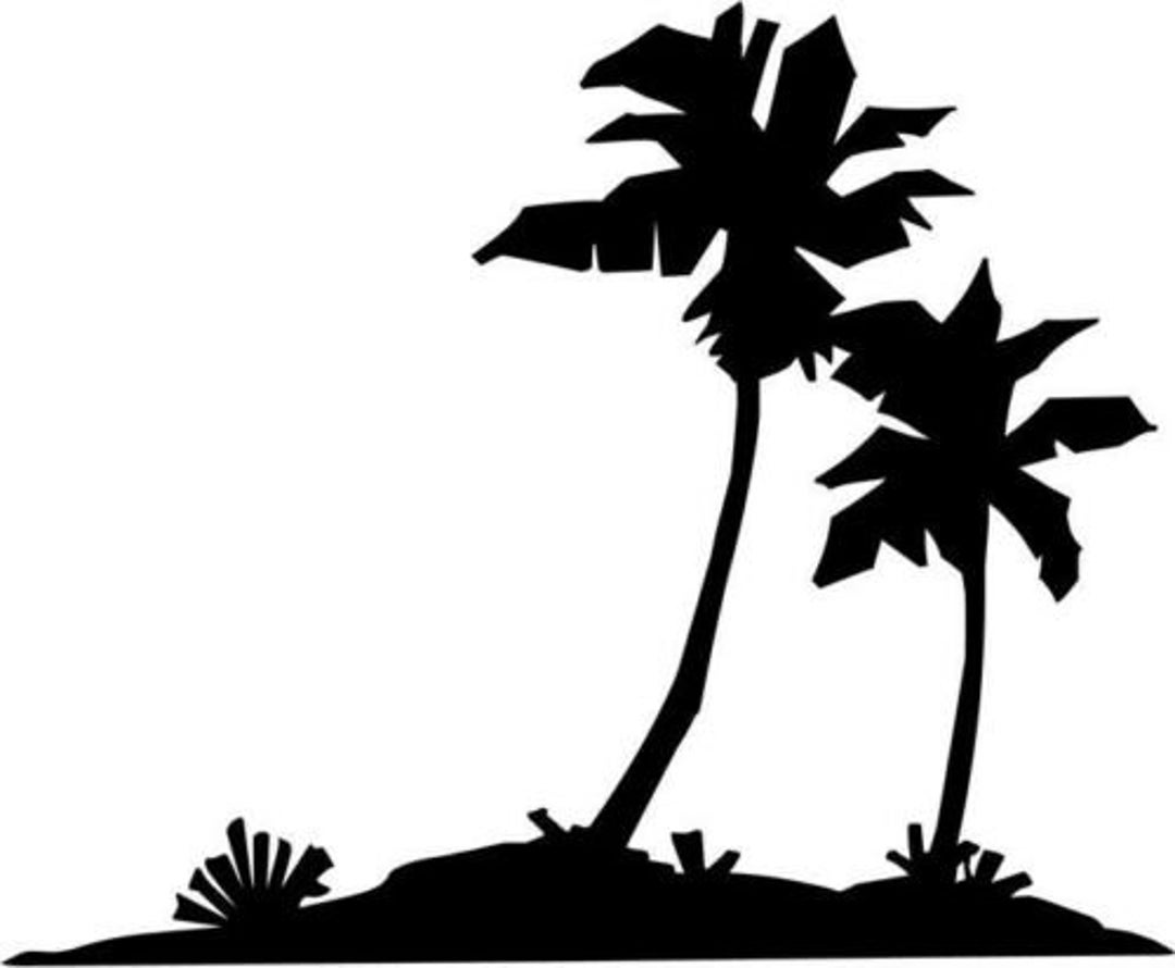Palm Tree Decal Sticker Car Truck Window - Etsy
