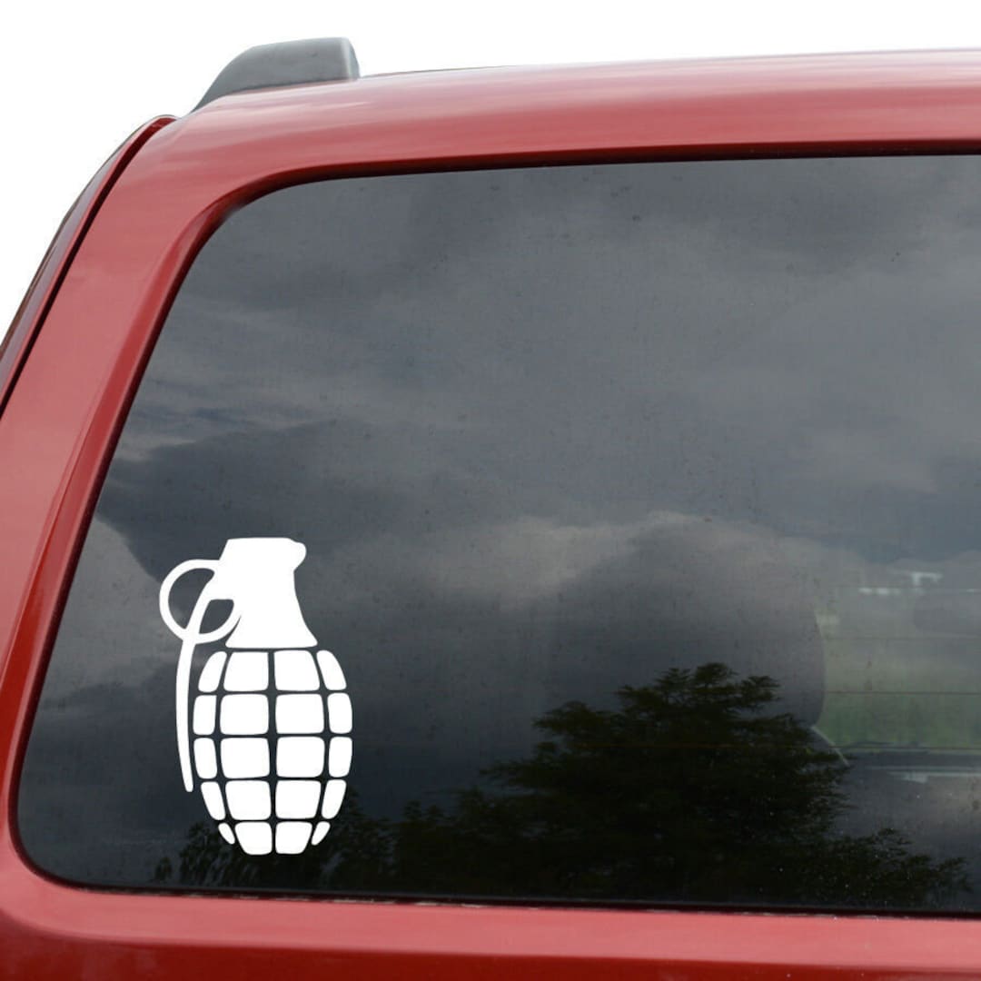 Hand Grenade JDM Car Window Decor Vinyl Decal Sticker - Etsy