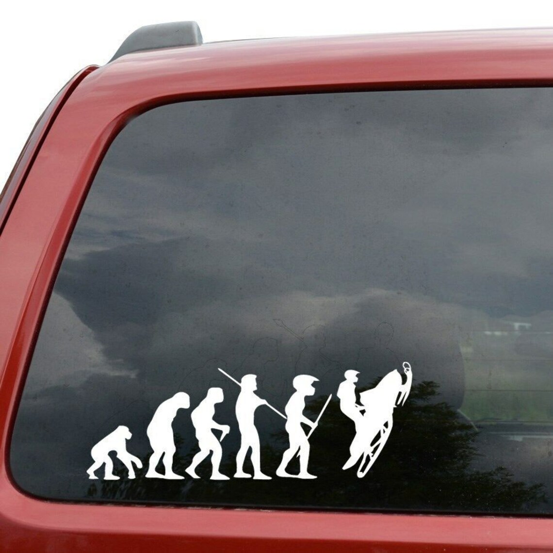 Evolution Snowmobile Vinyl Decal Sticker Car Truck Vehicle Bumper ...
