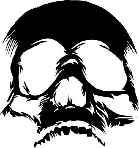 HEAD SKULL Vinyl Decal Sticker - Etsy